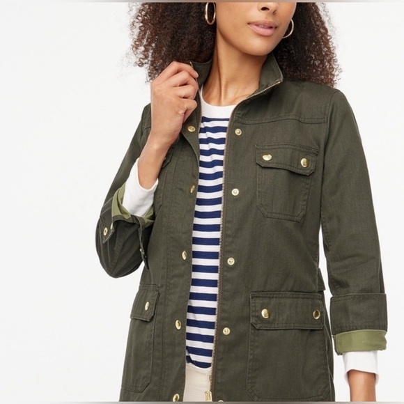 J. Crew | Jackets & Coats | J Crew The Relaxed Boyfriend Field Jacket ...